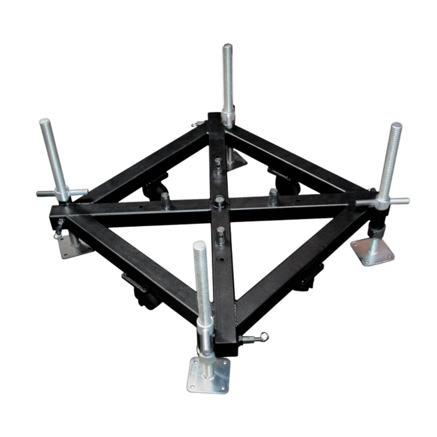 F34-44 Steel Ground Tower Support Base - Black DQ