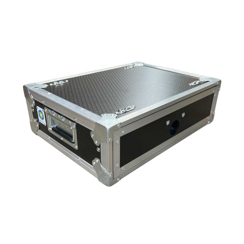 2RU Standard 19" Rack Mount Case with Over Slide-Away Doors DQ