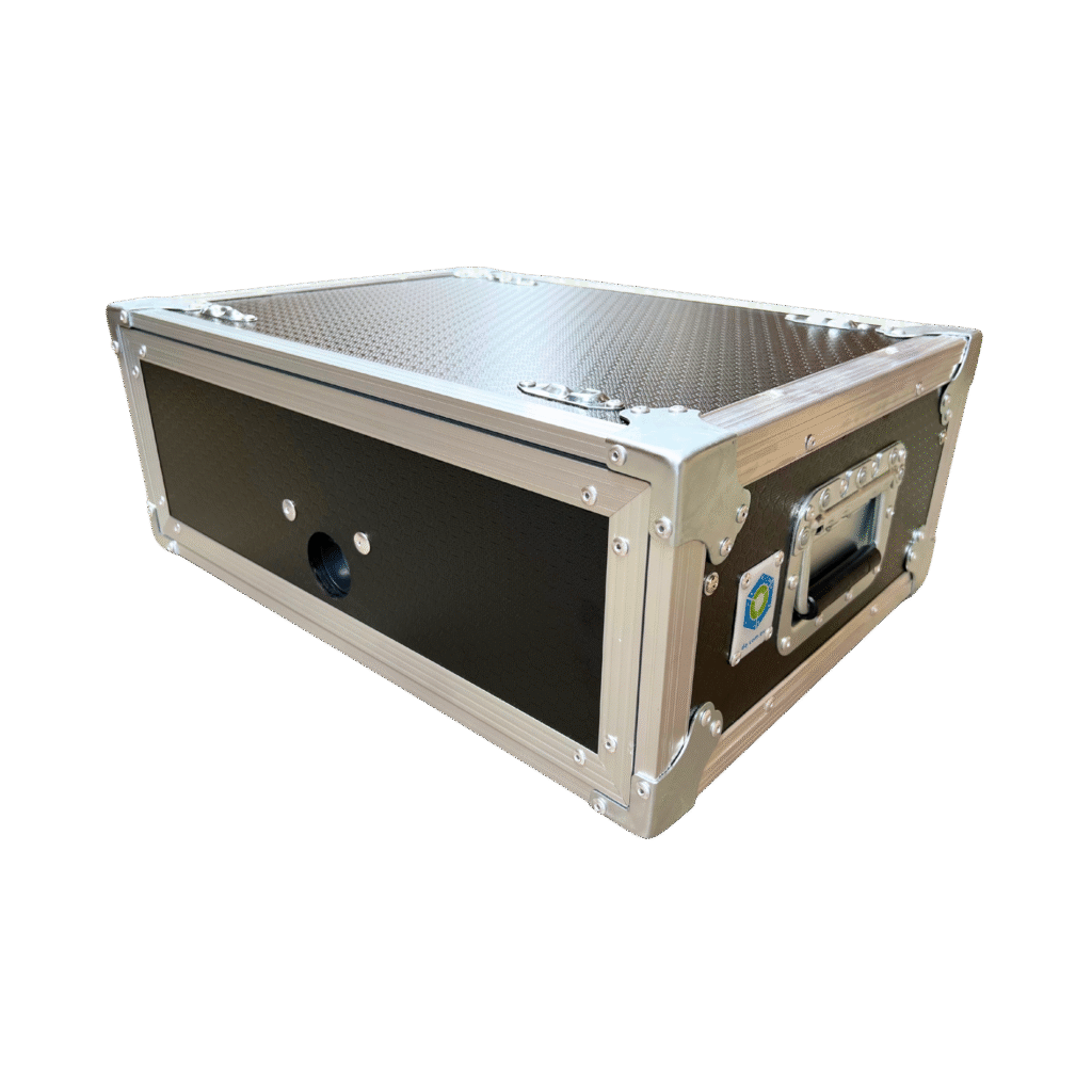 3RU Standard 19" Rack Mount Case with Over Slide-Away Doors DQ