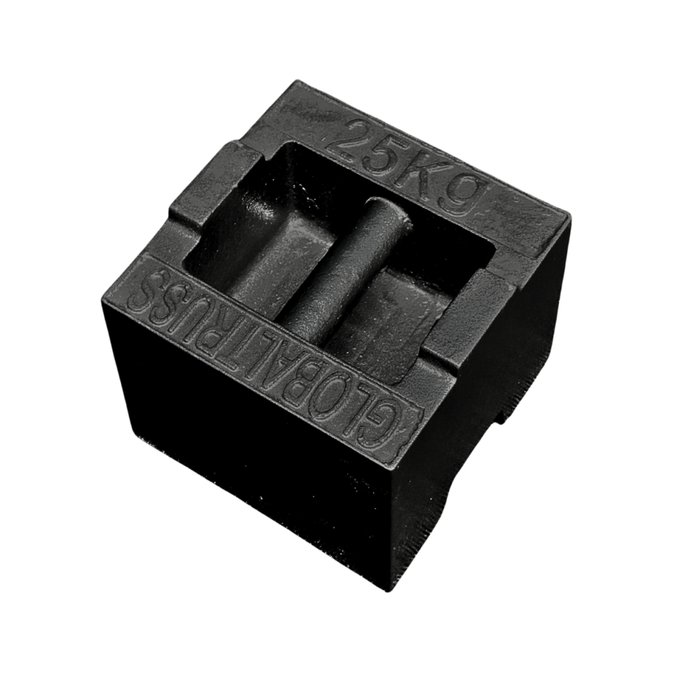 25Kg Global Truss Stackable Ballast Weight - Black DQ
