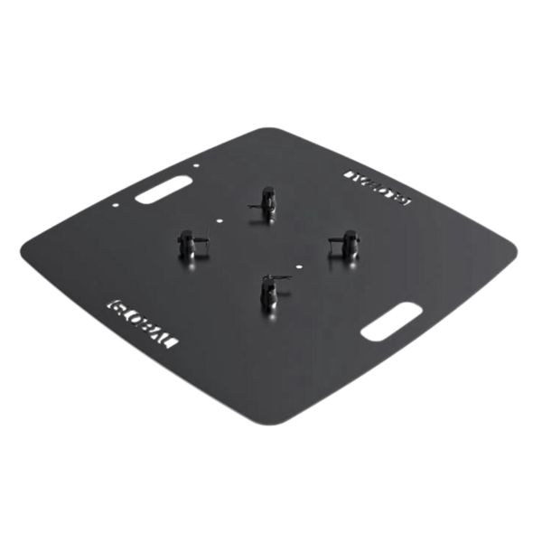 F34 Truss 800mm x 800mm x 6mm Black Steel Base Plate DQ